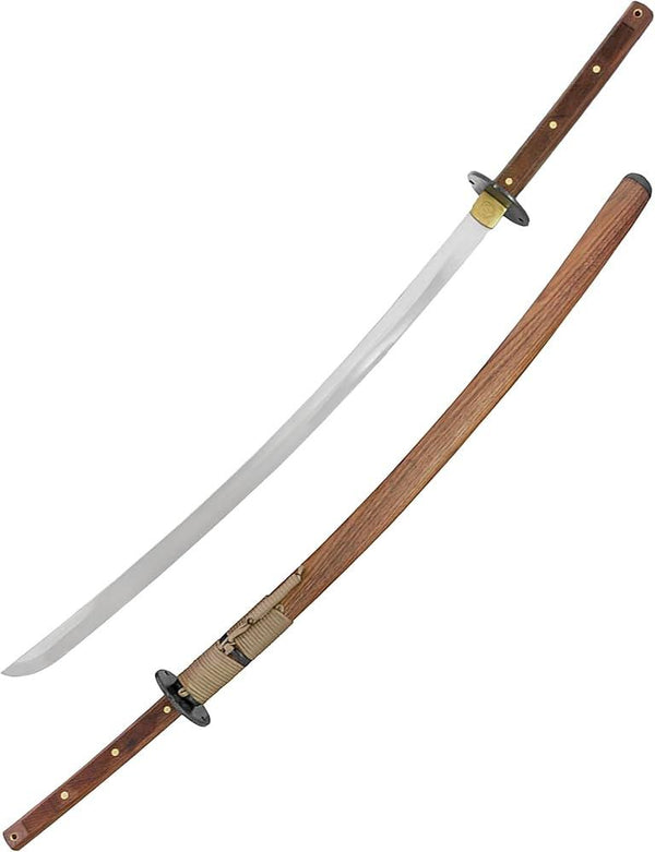 Condor Tools & Knife Kondoru Katana 28.75" Carbon Steel Blade w/ Walnut ...