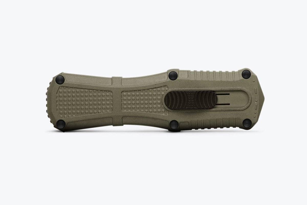 Benchmade 3375GY-1 Mini Claymore OTF Auto Knife 3.02" CPM-D2 Smoke ...
