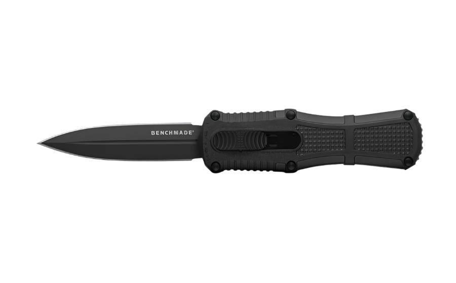 Benchmade 3375GY Mini Claymore OTF Auto Knife 3.02" CPM-D2 Smoke Gray ...