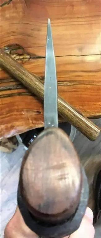 Throwing Tomahawk (Brass Inlay) with Leather Collar | NORTH RIVER OUTDOORS