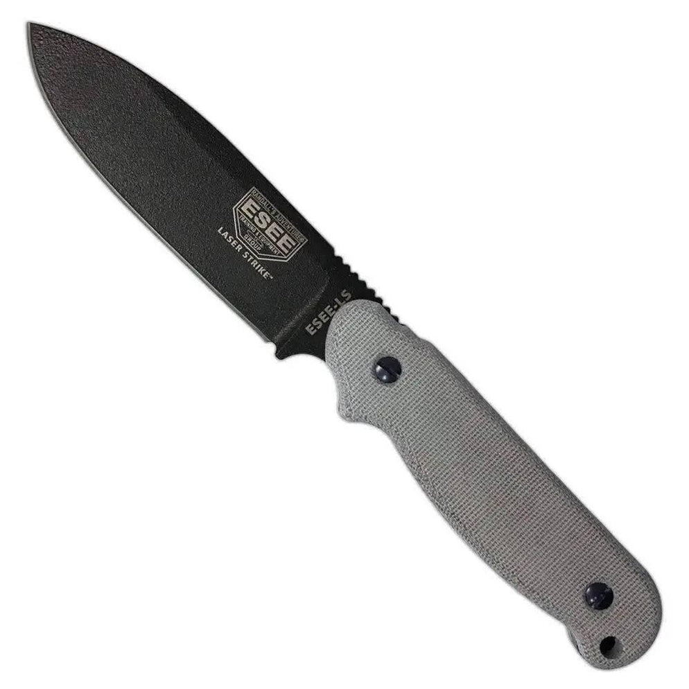 ESEE Laser Strike Survival Knife Fixed 5" Blade, Fire Steel - — NORTH ...