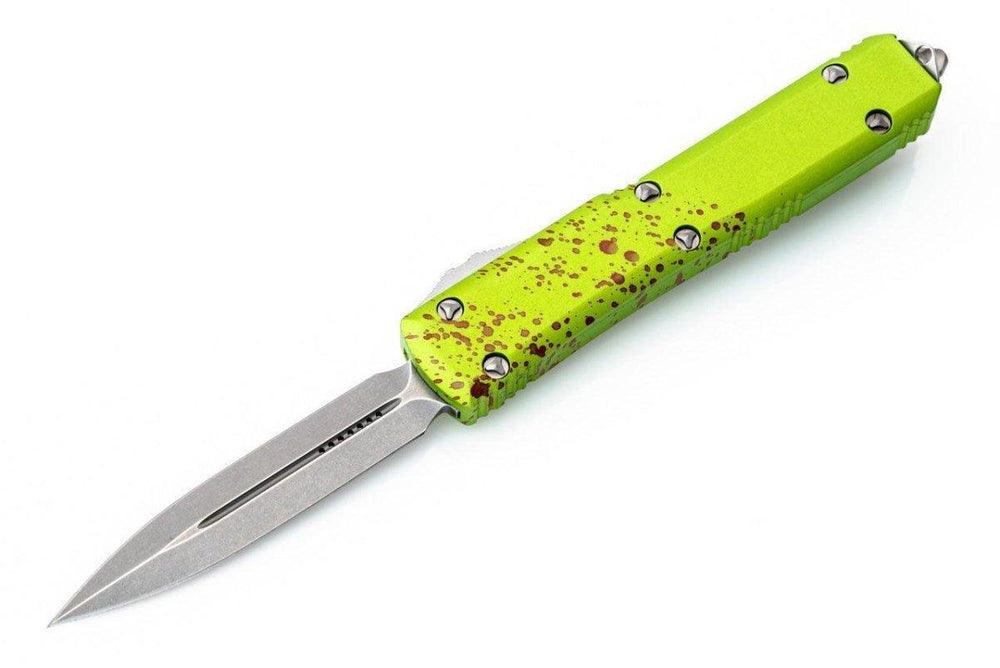 Microtech 122-10Z Ultratech D/E Zombie Handle Apocalyptic Blade – NORTH ...