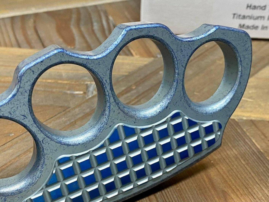 Microtech Marfione Custom Titanium Hand Tank 4-Hole Paperweight — NORTH ...