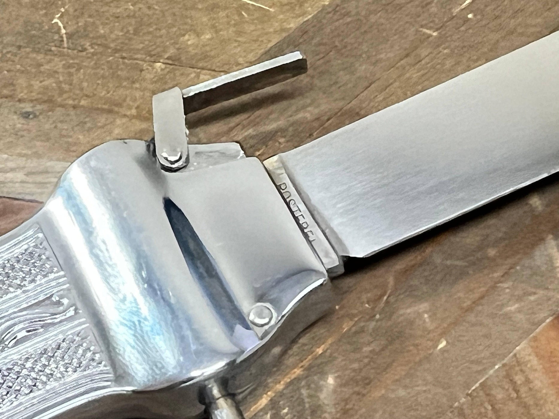 Vintage BONSA Solingen Germany Trap Door OTF Switchblade Knife — NORTH ...