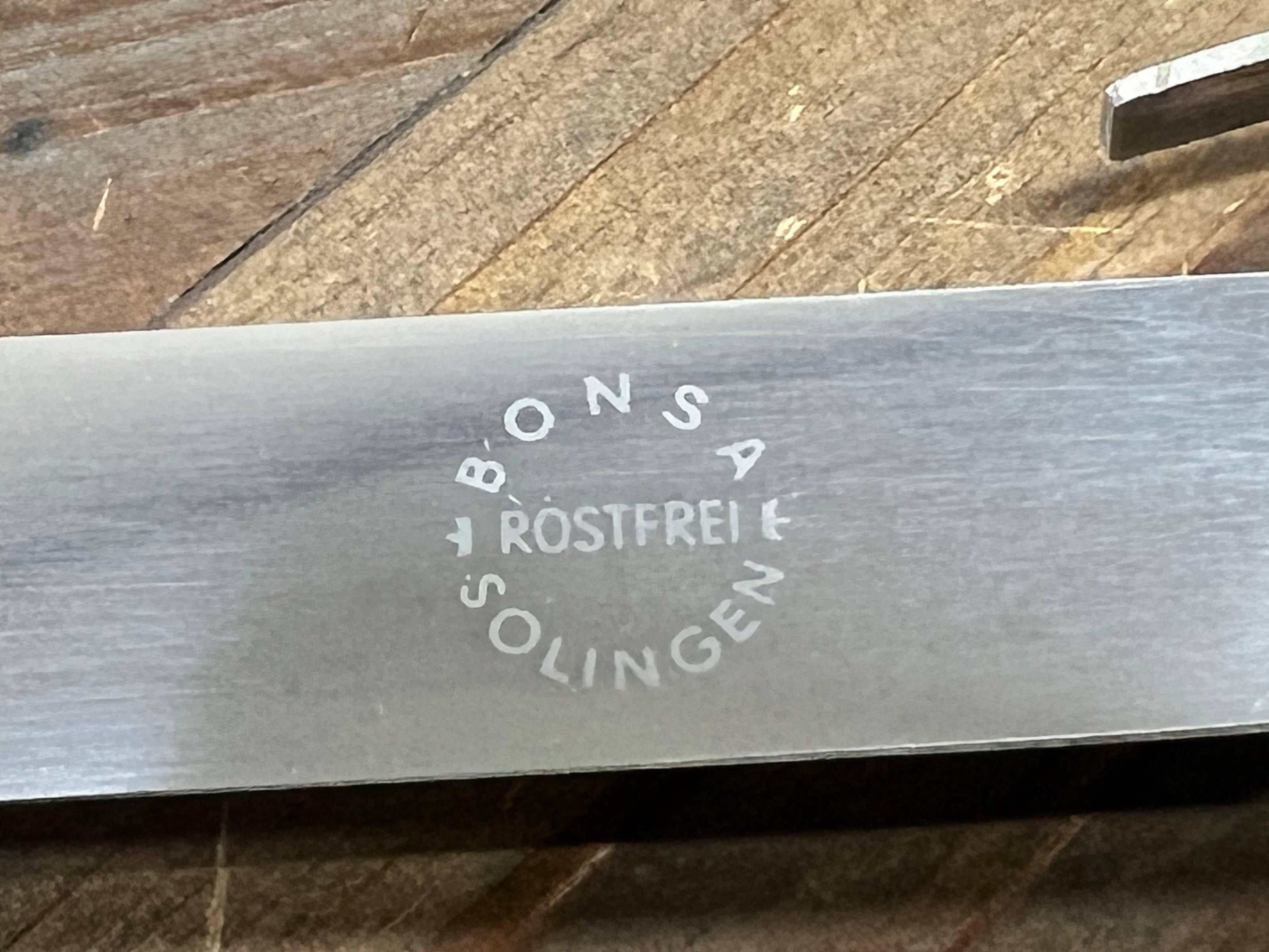 Vintage BONSA Solingen Germany Trap Door OTF Switchblade Knife - NORTH ...