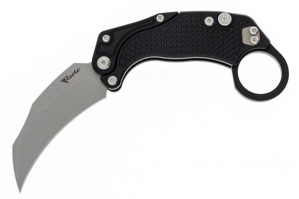 Reate Exo-K Karambit Gravity Knife Black Aluminum (3.1" Stonewash ...