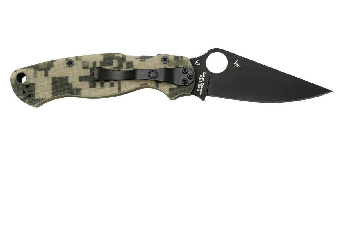 Spyderco Paramilitary 2 C81GPCMOBK2 Knife S45VN Digital Camo Handles ...